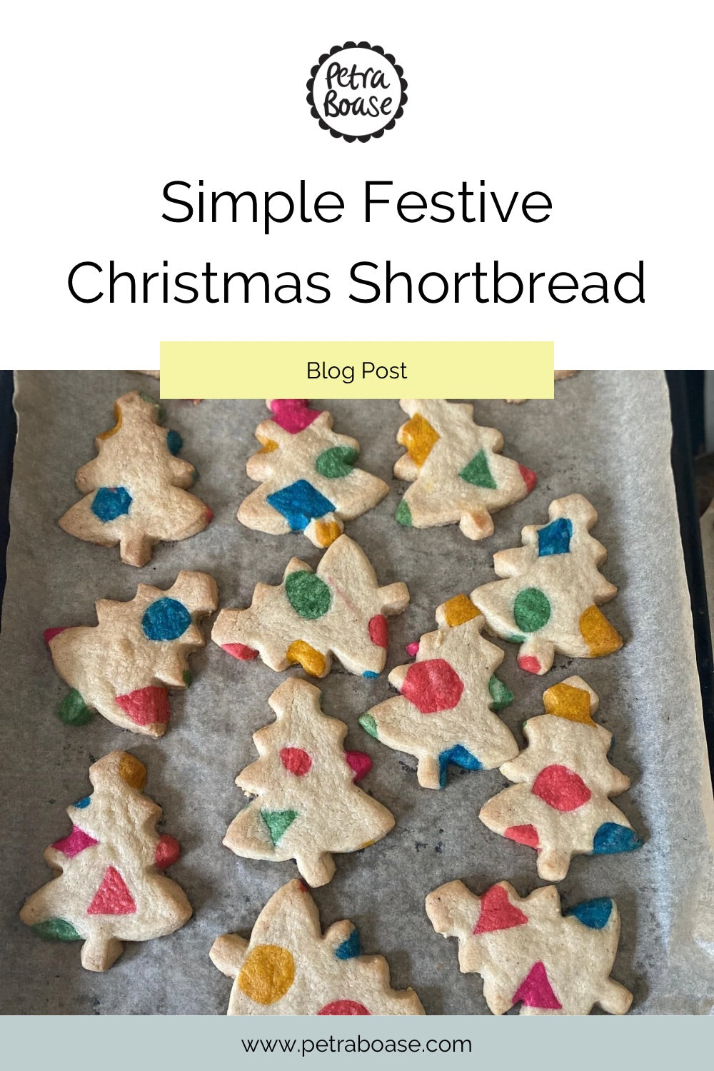 Easy Festive Pattern Christmas Shortbread Biscuits - DIY Gifts – Petra ...