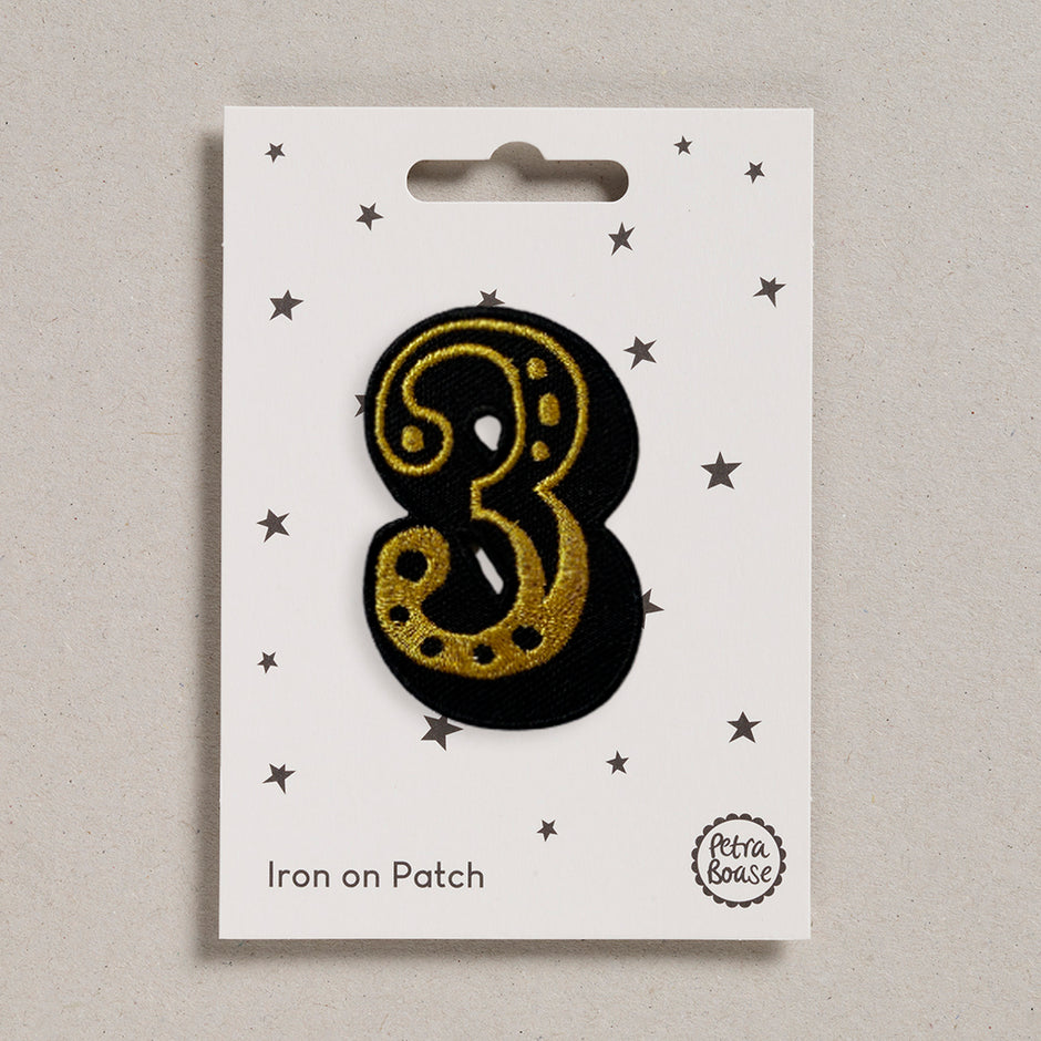 Number Iron on Patches for Customising | Petra Boase – Petra Boase Ltd