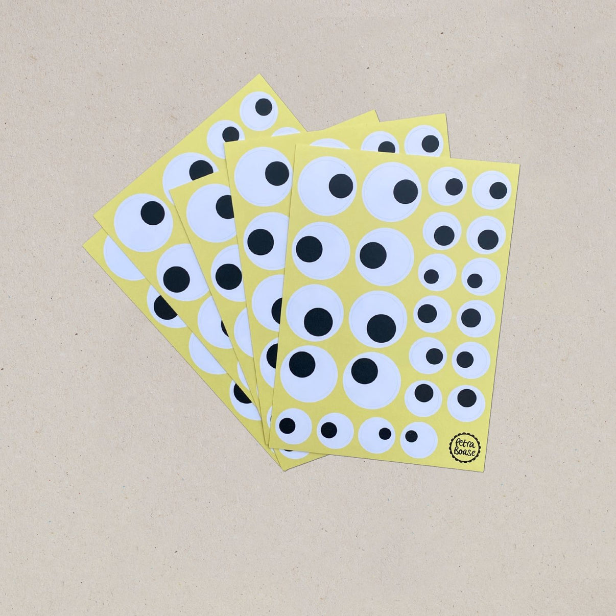 Waterproof Vinyl Googly Eye Sticker Sheets. – Petra Boase Ltd