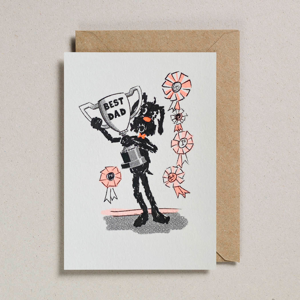 Petra Boase | Rusty Studio Best Dad Riso Print Greeting Card – Petra ...