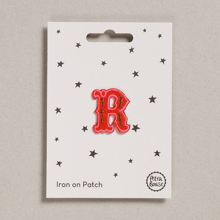 Iron On Alphabet Patch - Letter "R" – Petra Boase Ltd